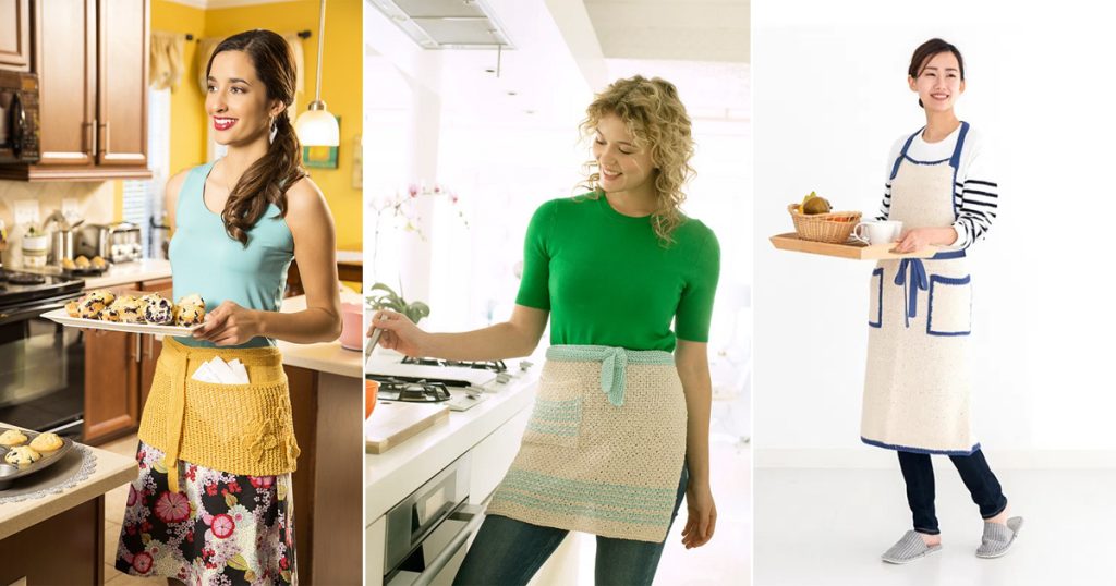 8 Free Apron Knitting Patterns - Knit-Knit
