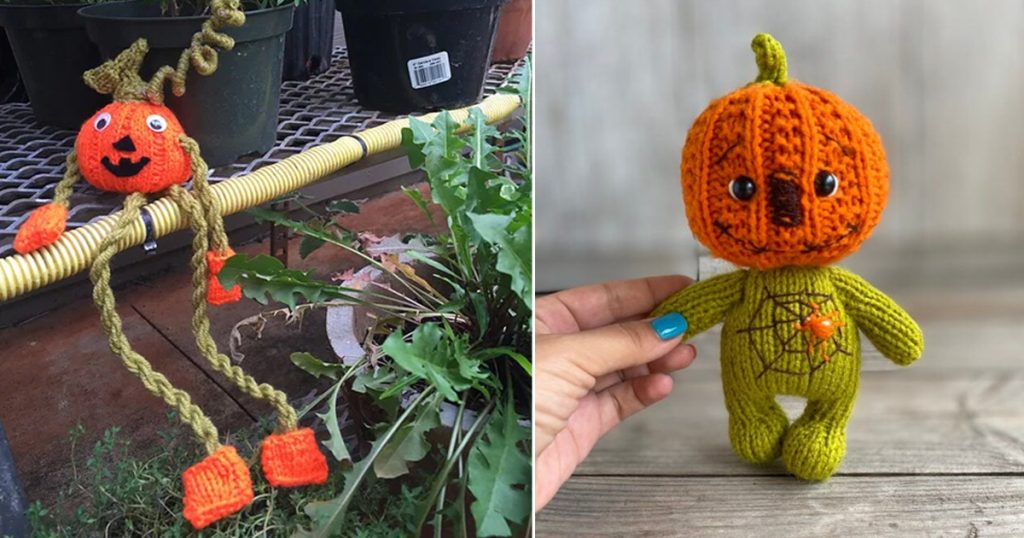 7 Pumpkin Doll Free Knitting Patterns - Knit-Knit