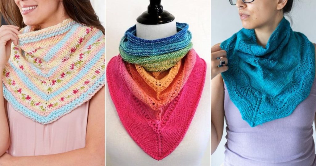 15 Knitted Bandana Free Patterns - Knit-Knit