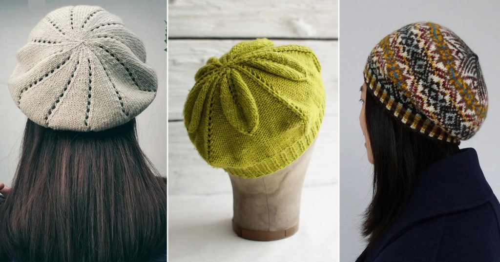 15 Free Knitted Beret Patterns - Knit-Knit