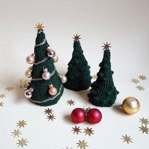 21 Knitted Christmas Tree Free Patterns - Knit-Knit