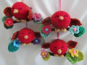 11 Knitted Robin Free patterns - Knit-Knit