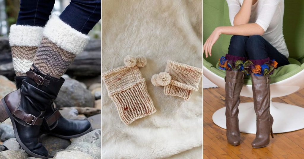 15 Knitted Boot Cuffs Free Patterns - Knit-Knit
