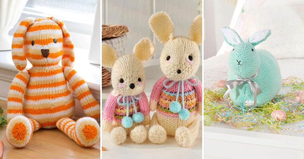 15 Knitted Bunny Free Patterns - Knit-Knit