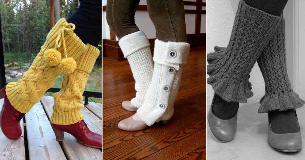 10 Knitted Free Leg Warmer Patterns - Knit-Knit