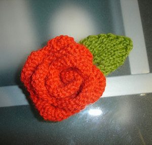 15 Knitted Rose Free Patterns - Knit-Knit