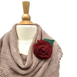 15 Knitted Rose Free Patterns - Knit-Knit