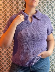 6 Knitted Polo-T Shirt Free Patterns - Knit-Knit