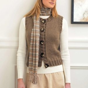 12 Knitted Chunky Vest Free Patterns - Knit-Knit