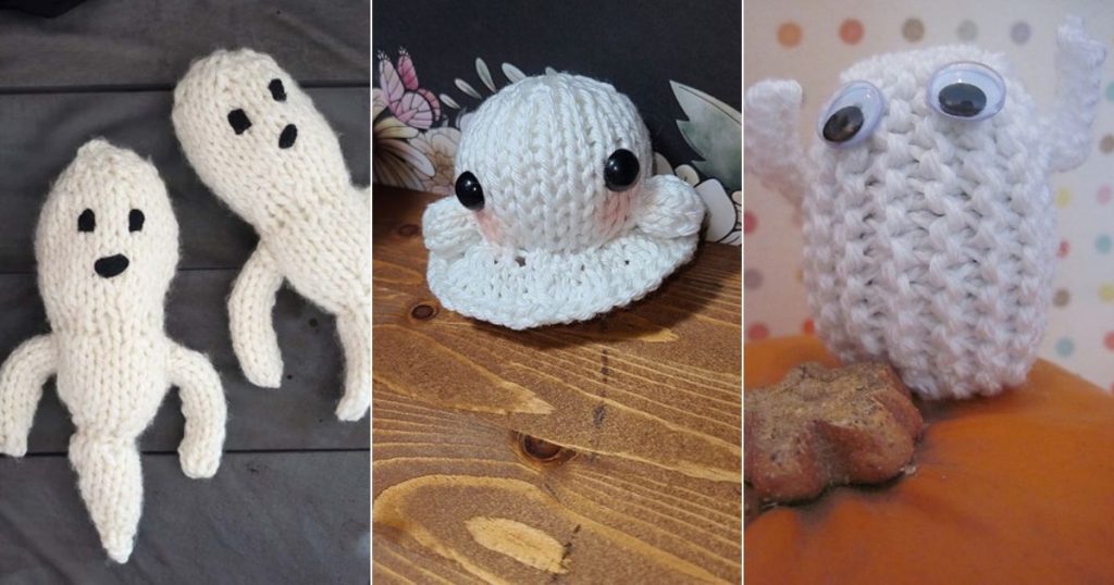 14 Free Knitted Ghost Patterns - Knit-Knit