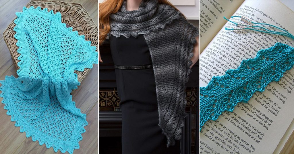 12 Free Knitted Lace Border Patterns - Knit-Knit
