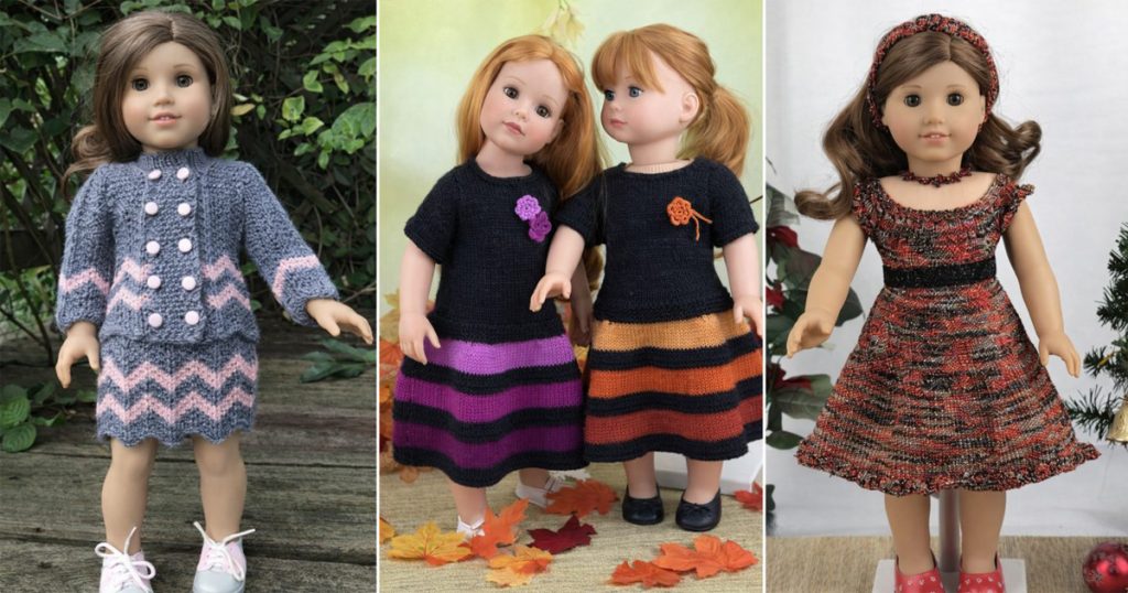Knitted Doll Clothes Free Patterns - Knit-Knit