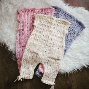 12 Free Knitted Baby Romper Patterns - Knit-Knit