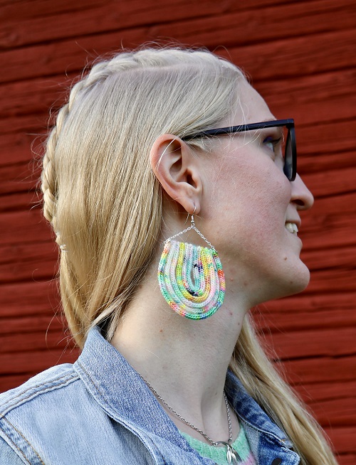 9 Knitted Earrings Free Pattern - Knit-Knit