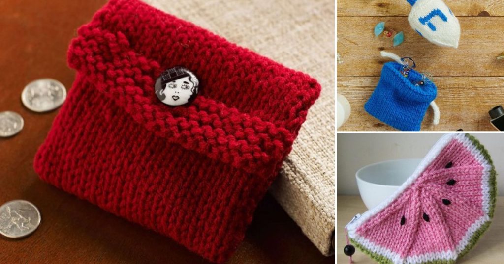 10 Clasp Purse Free Knitting Patterns - Knit-Knit
