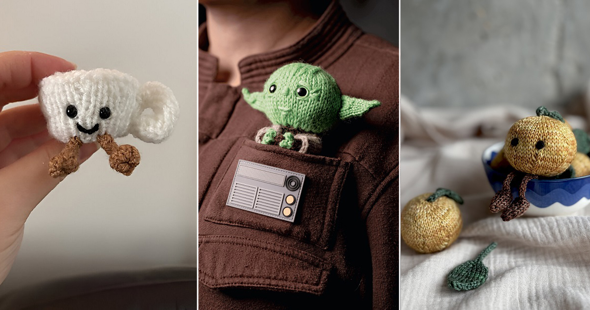 14 Knitted Pocket Toys Free Patterns - Knit-Knit