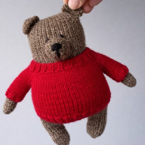 7 Knitted Teddy Sweater Free Patterns - Knit-Knit