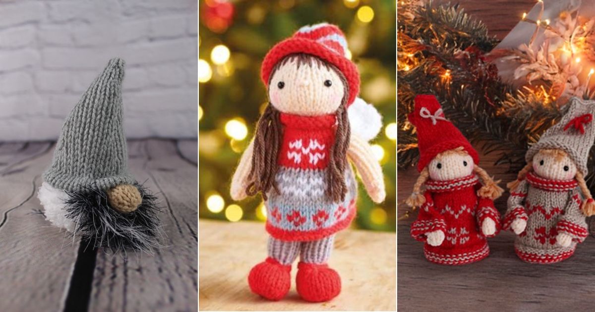 5 Nordic Pixie Dolls Free Knitting Patterns - Knit-Knit