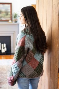 9 Knitted Patchwork Cardigan Free Patterns - Knit-Knit