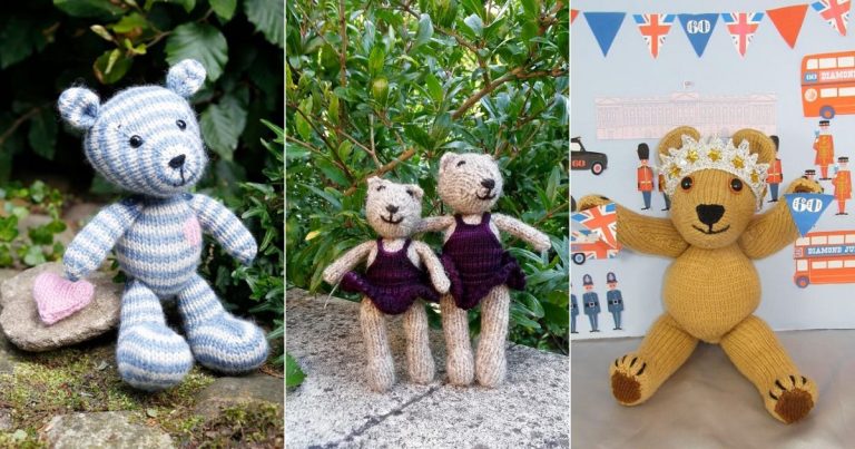 10 Knitted Trauma Teddy Free Patterns - Knit-Knit