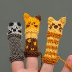 14 Knitted Mini Cats Free Patterns - Knit-Knit