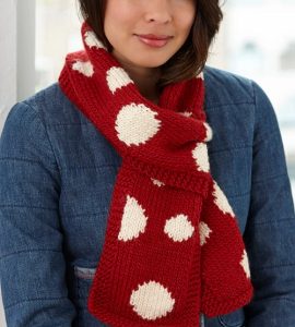 11 Knitted Red Scarf Free Patterns - Knit-Knit