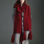 11 Knitted Red Scarf Free Patterns - Knit-Knit