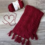 11 Knitted Red Scarf Free Patterns - Knit-Knit